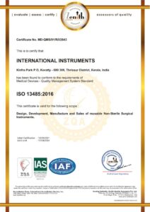 Certificates – JJ International Instruments