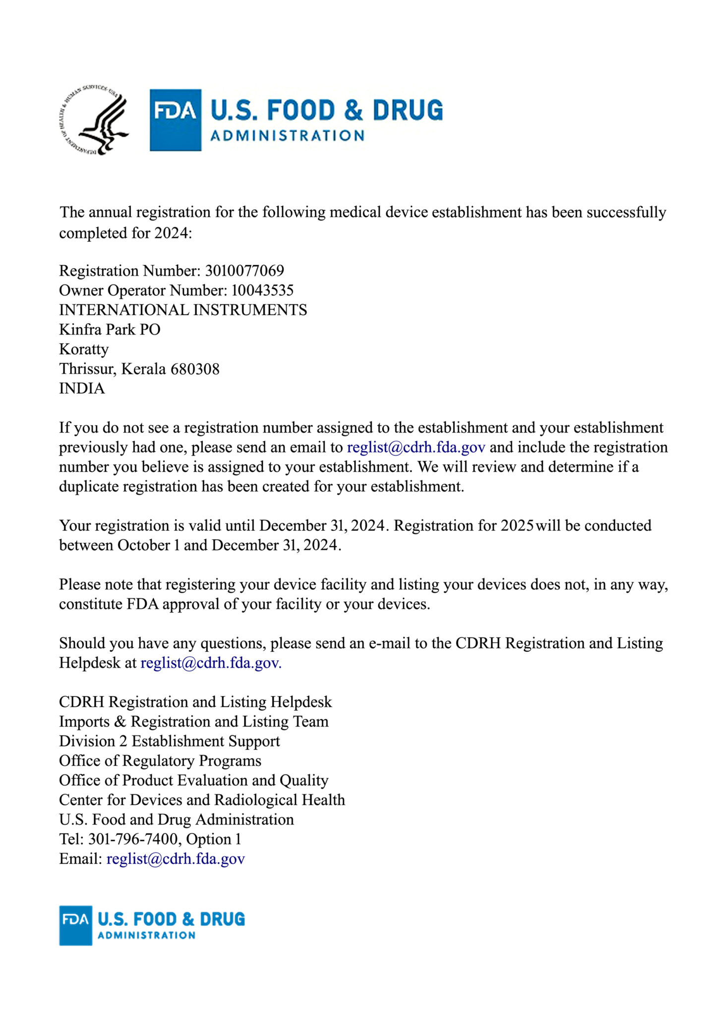 Certificates – JJ International Instruments