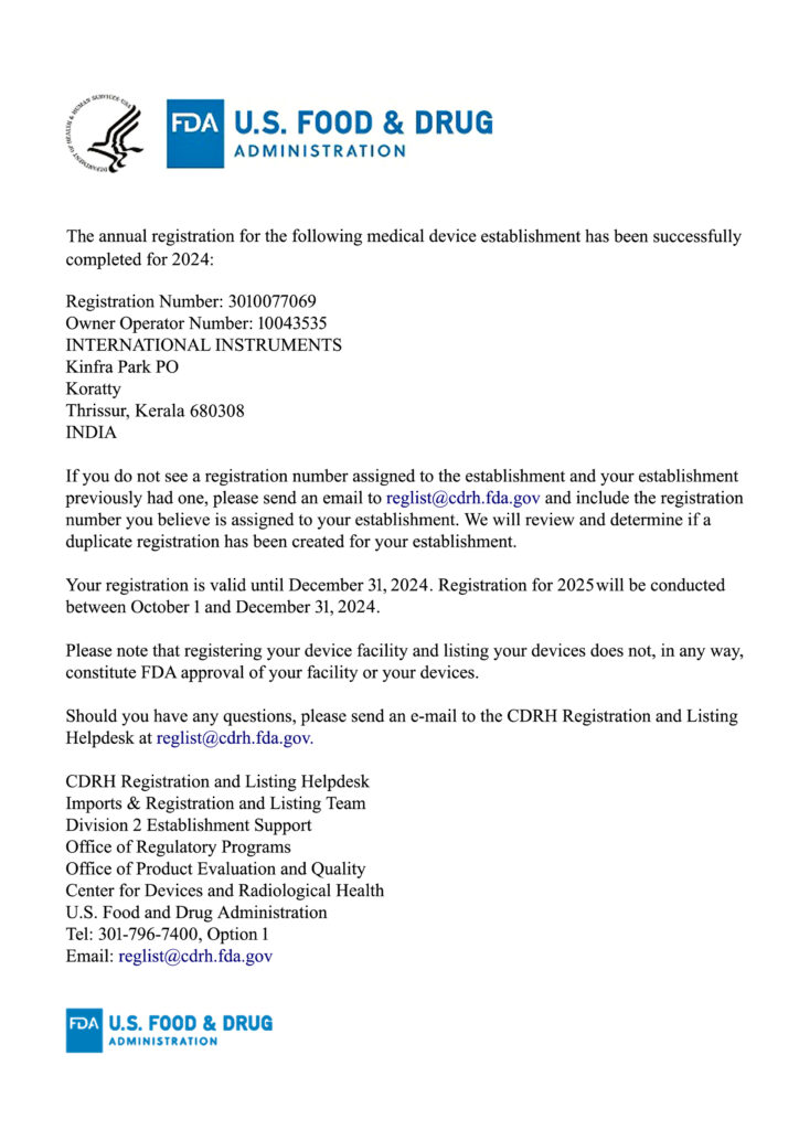 Certificates – JJ International Instruments
